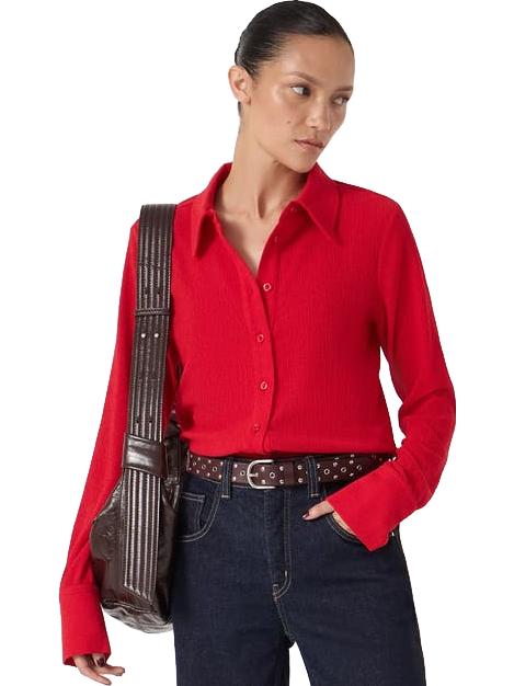HUSH Textured Slim Fit Shirt